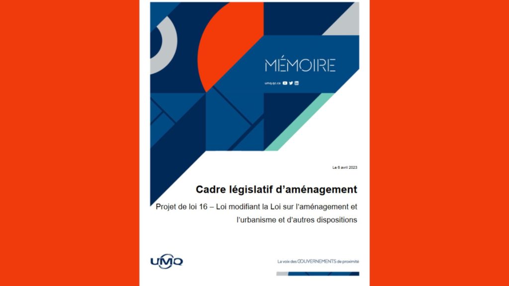 Québec : Modernisation de la Loi sur l'aménagement et l'urbanisme ...